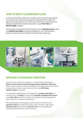 HELPING TO KEEP A CLEANROOM CLEAN | PDF