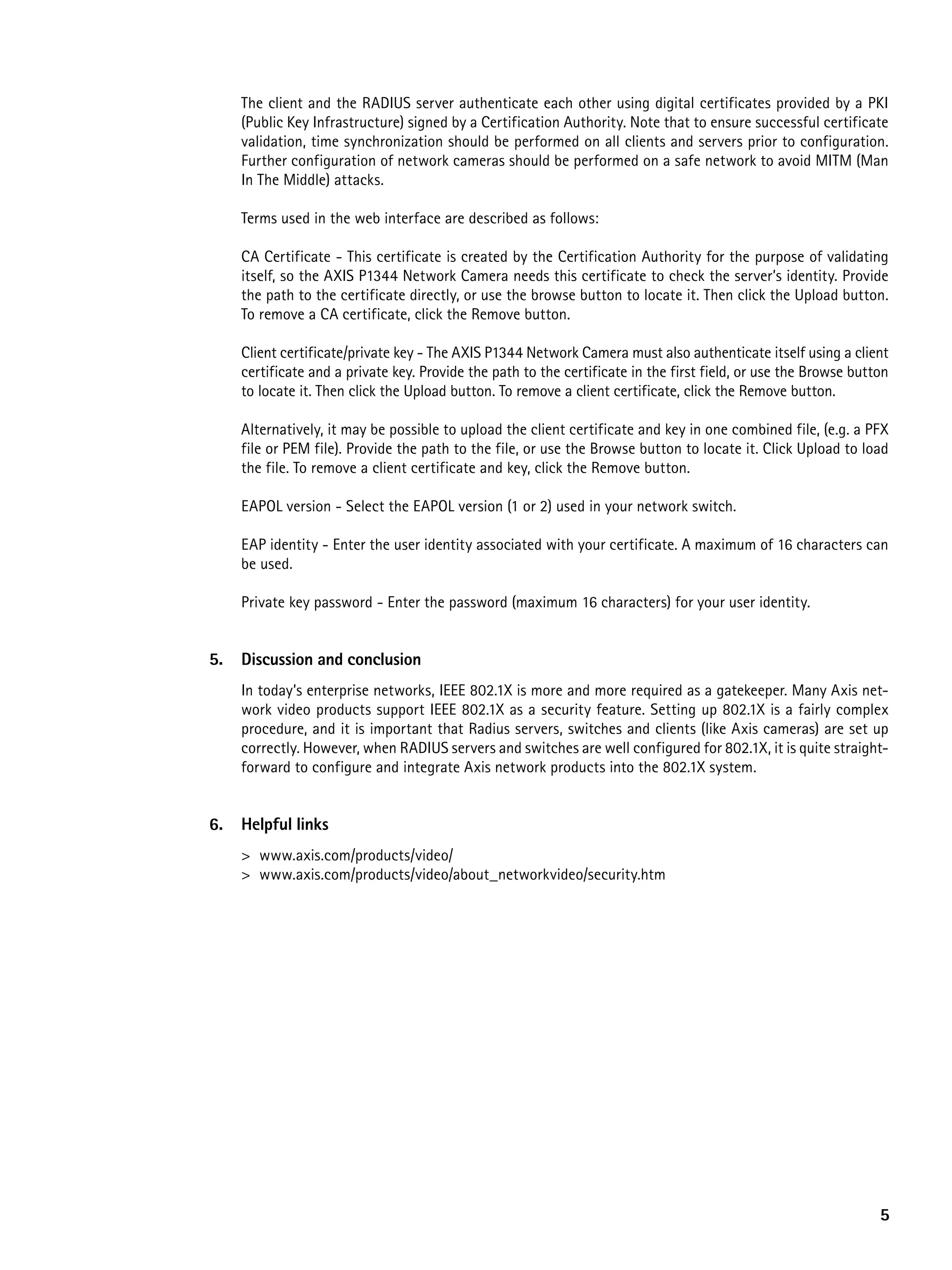 IEEE 802.1X and Axis’ Implementation | PDF