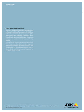 IEEE 802.1X and Axis’ Implementation | PDF