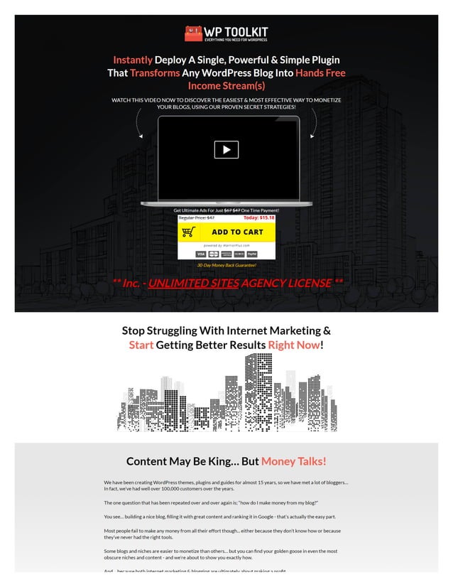 WP Toolkit Review: This is our COMPLETE Blog Monetization Plugin | PDF