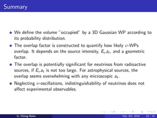 Wave-packet Treatment of Neutrinos and Its Quantum-mechanical ...