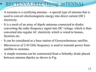Wireless power transmission via Space Based Solar Power | PPTX