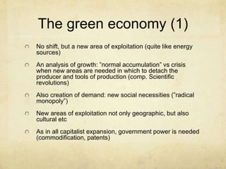 Capitalism and the ecological crisis | PPTX
