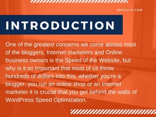 Guide to WordPress Speed Optimization by WP Villa | PDF | Web Development | Internet