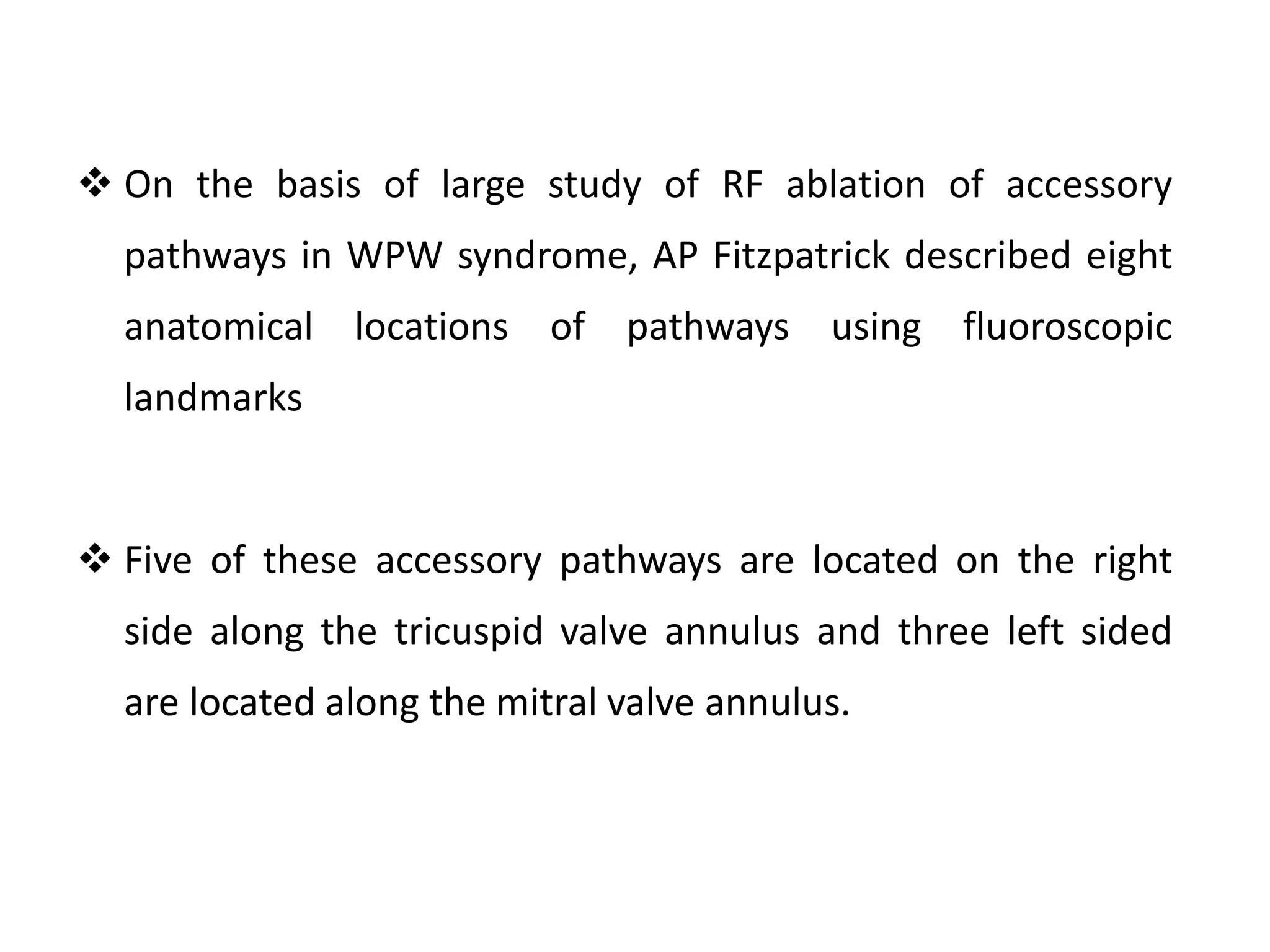 Localization of WPW( accessory Pathway) by surface ECG | PPTX