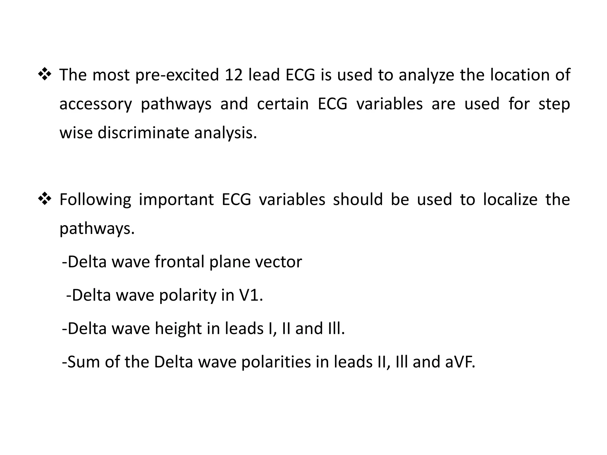 Localization of WPW( accessory Pathway) by surface ECG | PPTX