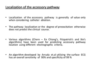 Localization of WPW( accessory Pathway) by surface ECG | PPTX