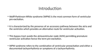 Wolf Parkinson White Diagnosis and Management | PPTX