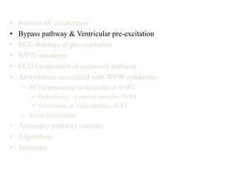 ECG localization of accessory pathways slideshare | PPTX