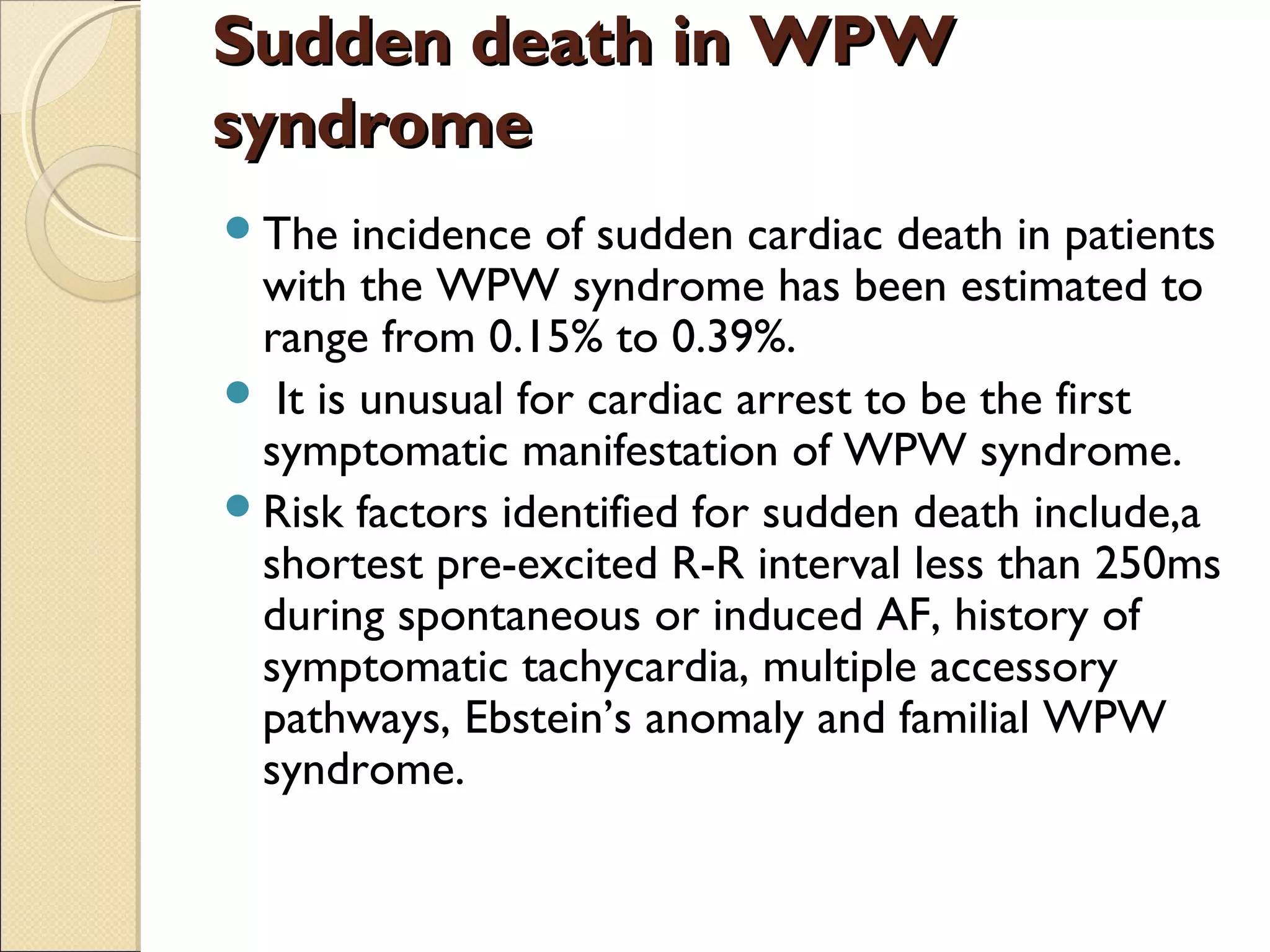 Wpw syndrome | PPT