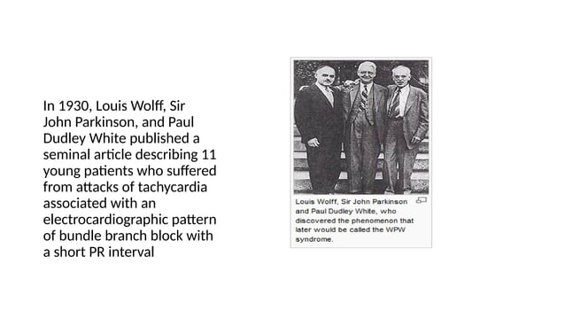 WPW SYNDROME power p oint presentation | PPT