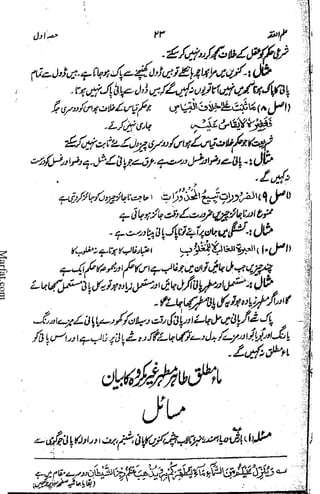 Ilm ul Fiqh (Complete - Urdu) | PDF