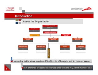 WQD2011 - INNOVATION - RTA - Automated Fare Collection System | PDF