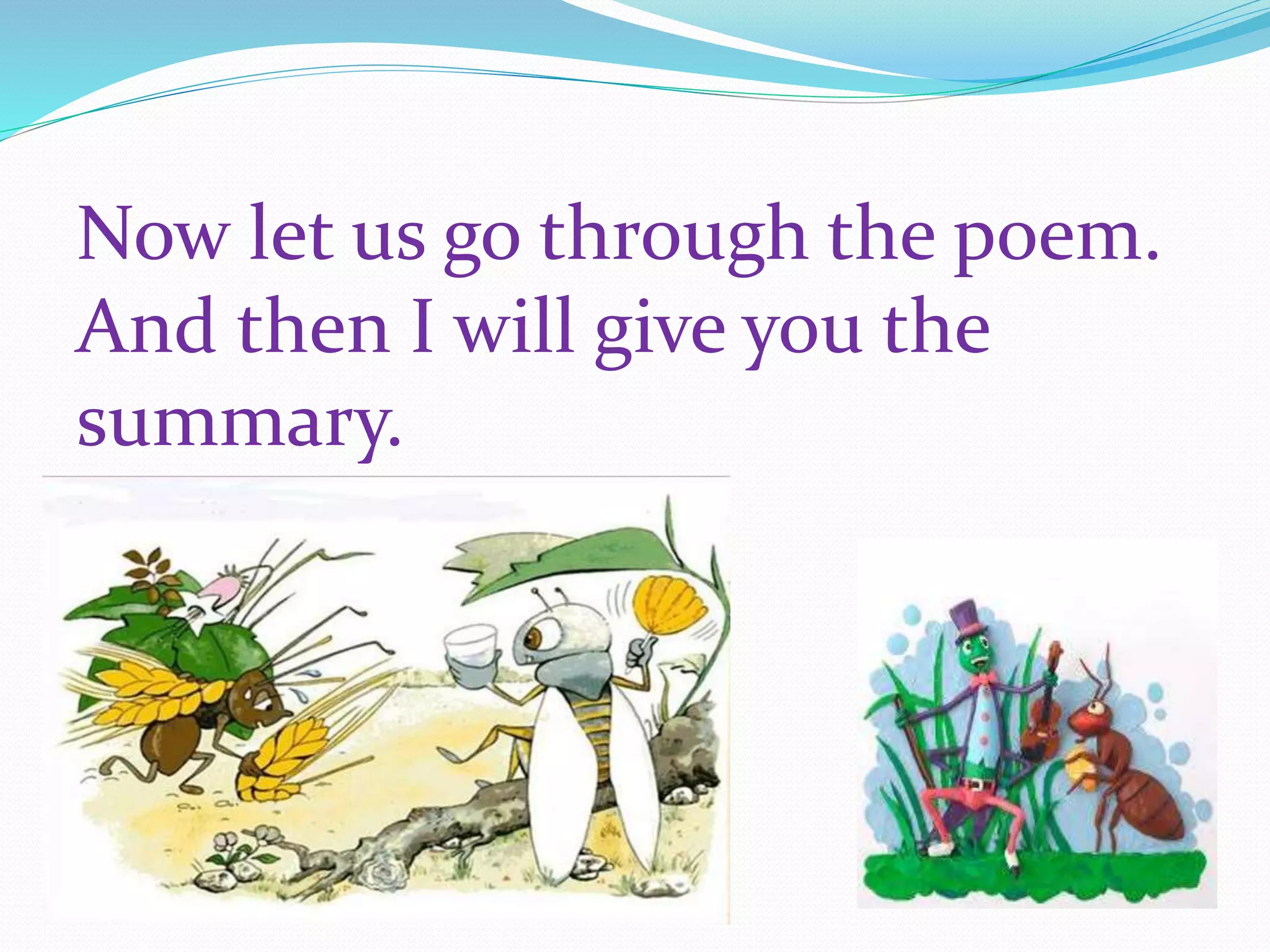 Ppt on the ant and the cricket | PPTX