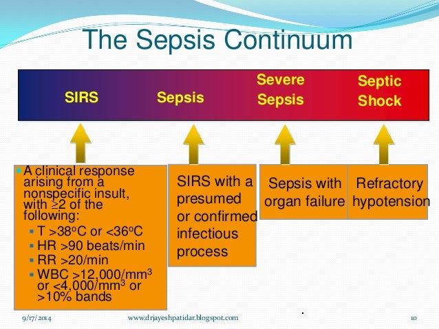 Septic Shock Pathophysiology Flowchart
