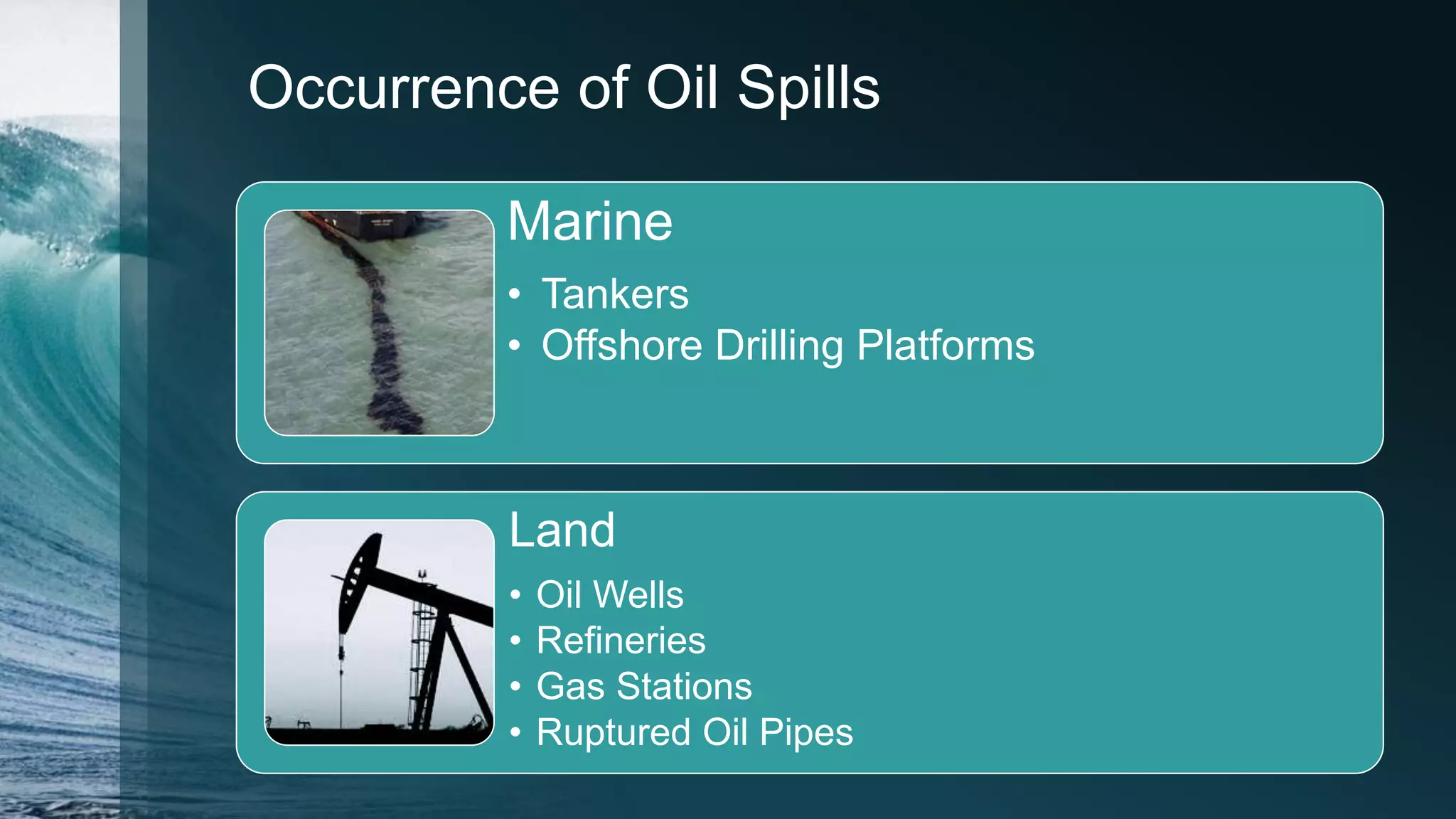 Oceanic Oil Spill Pollution & Cleaning Up | PPTX