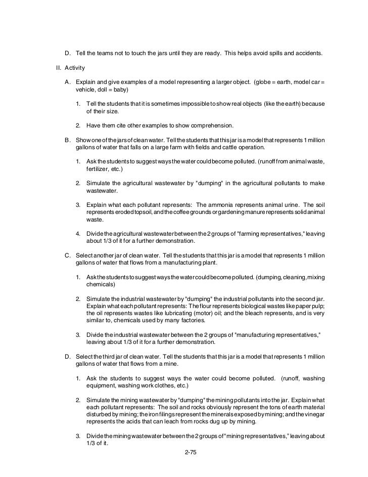 Water Quality and Pollution