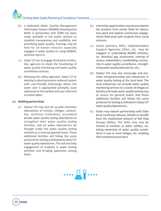 Drinking Water Quality Monitoring & Sur veillance F rame work | PDF