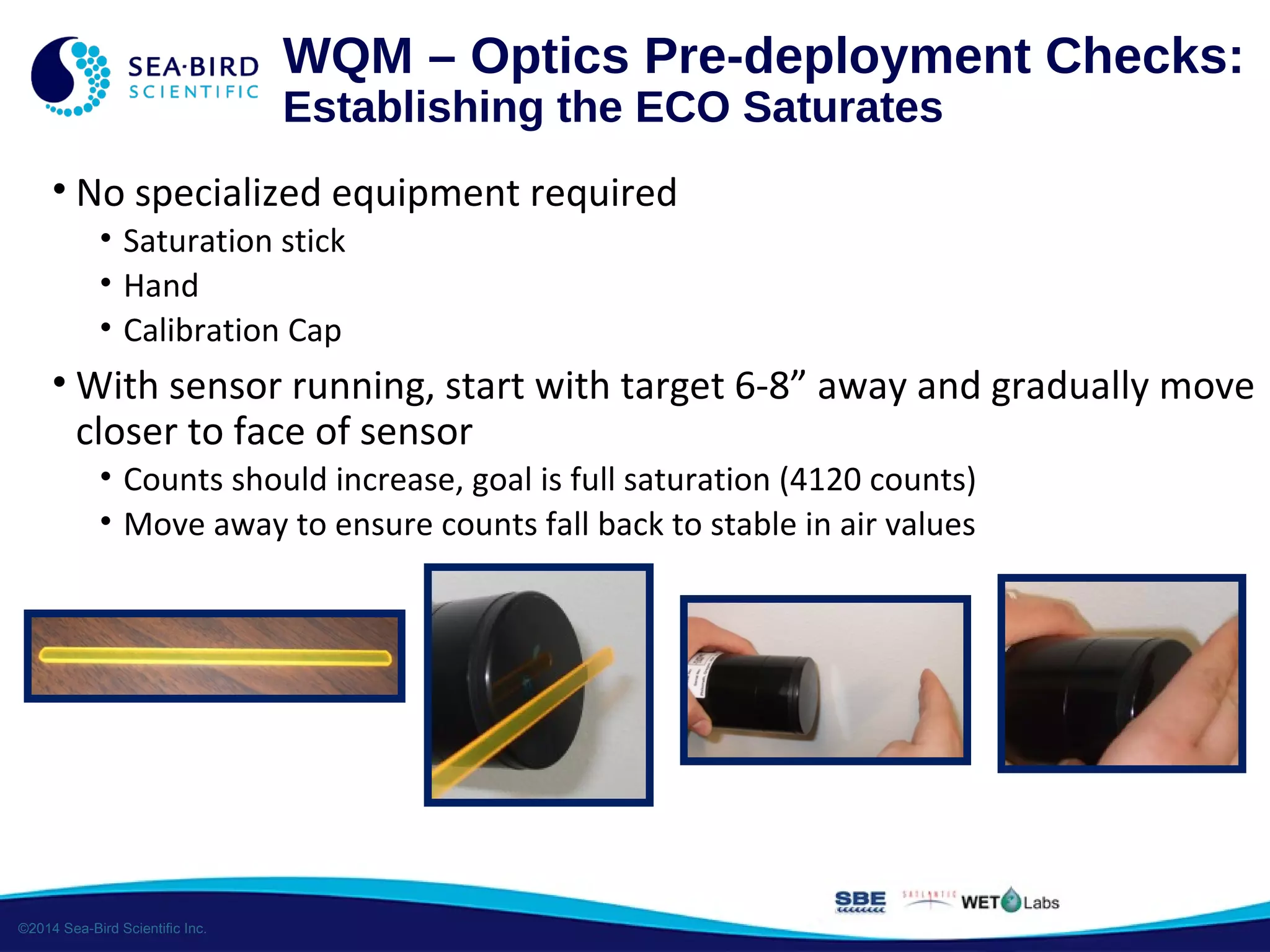 Water Quality Monitor - Sensor Check Procedures | PPT
