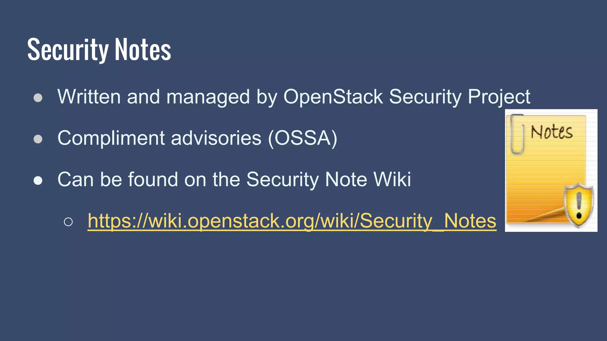 OpenStack Security Project | PPTX | Cloud Computing | Internet