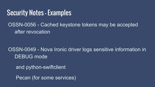 OpenStack Security Project | PPTX | Cloud Computing | Internet