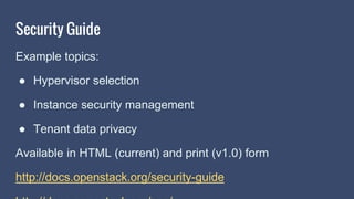 OpenStack Security Project | PPTX | Cloud Computing | Internet