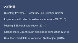 OpenStack Security Project | PPTX | Cloud Computing | Internet