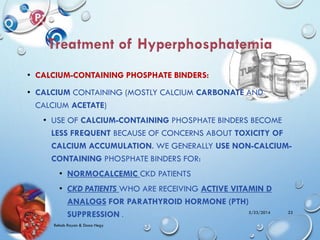 Hyperphosphatemia in CKD | PPTX