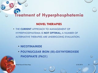 Hyperphosphatemia in CKD | PPTX