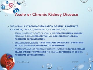 Hyperphosphatemia in CKD | PPTX