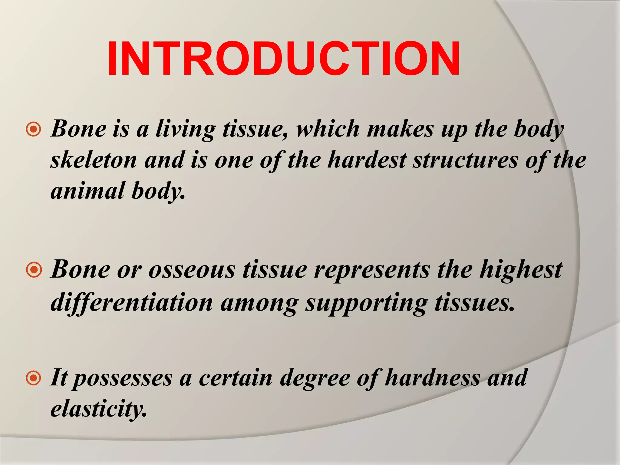 Bone : Basics | PPTX