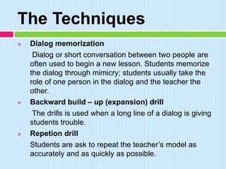 Audio lingual method (Universitas Wahidiyah) | PPT