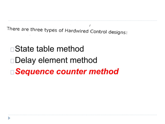 Control unit design | PPT Control unit design | PPT