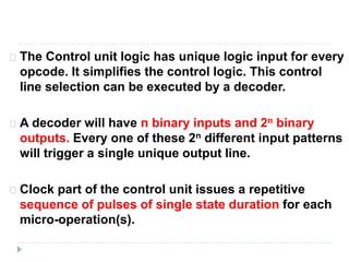 Control unit design | PPTX
