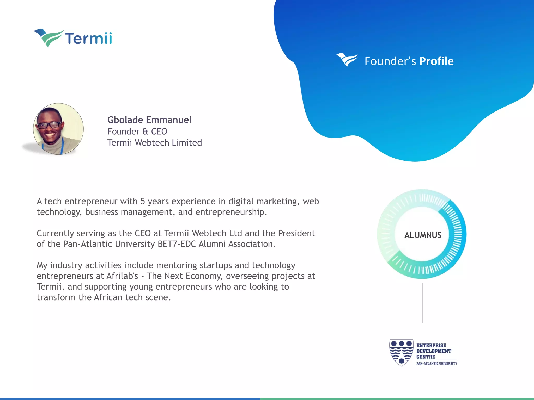 Termii Investment Deck | PPT