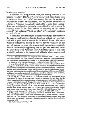 Wrap-Around Financing A Technique for Skirting the Usury Laws .pdf