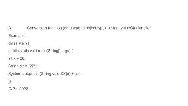 Wraper class slide in advance Java programming | PPTX | Programming ...