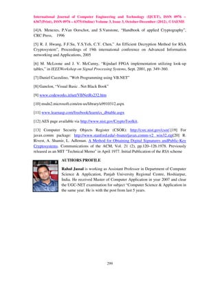 Wrapped rsa cryptography check on window | PDF