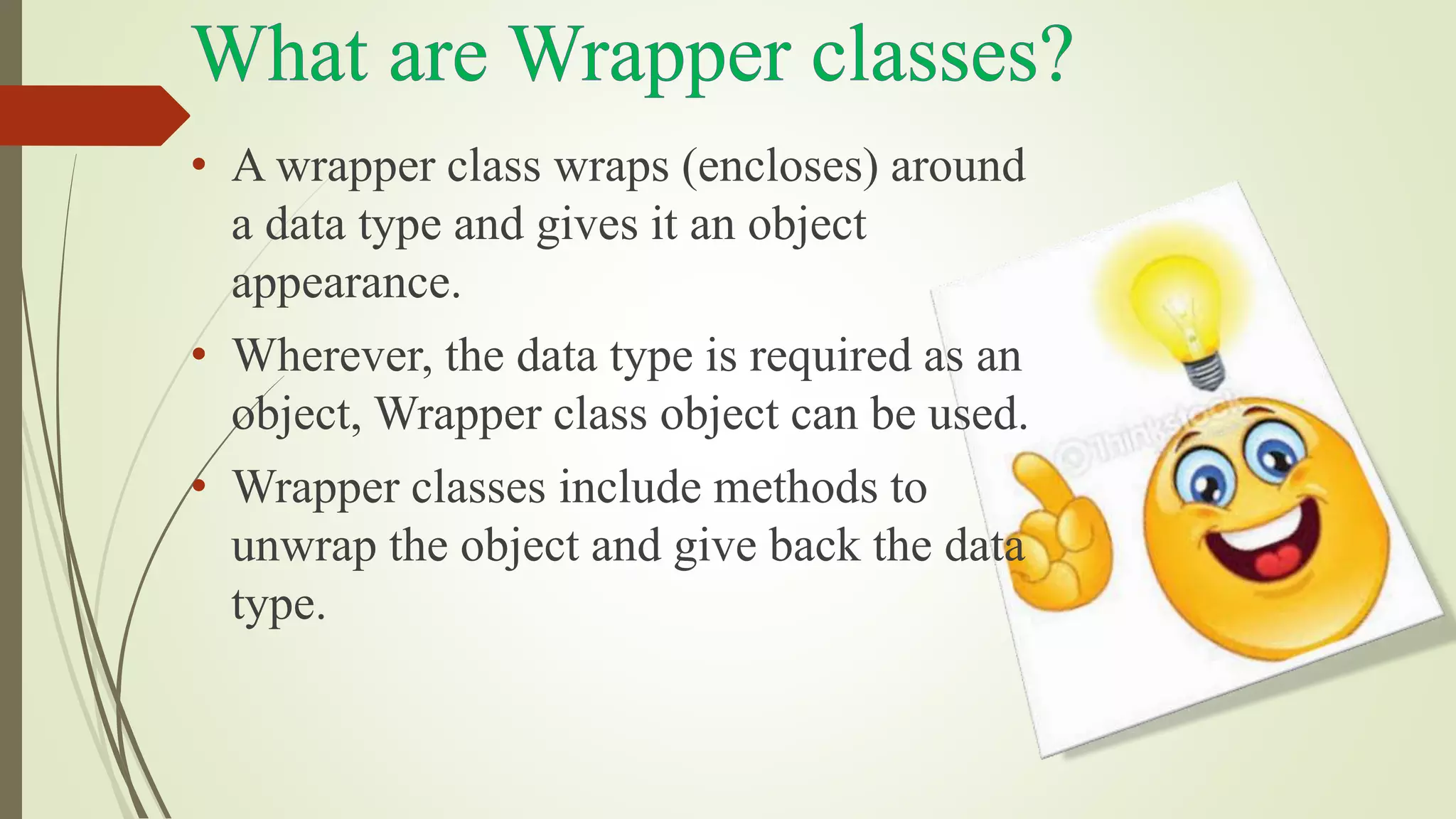 JSpiders - Wrapper classes | PPTX | Programming Languages | Computing