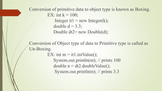 JSpiders - Wrapper classes | PPTX | Programming Languages | Computing
