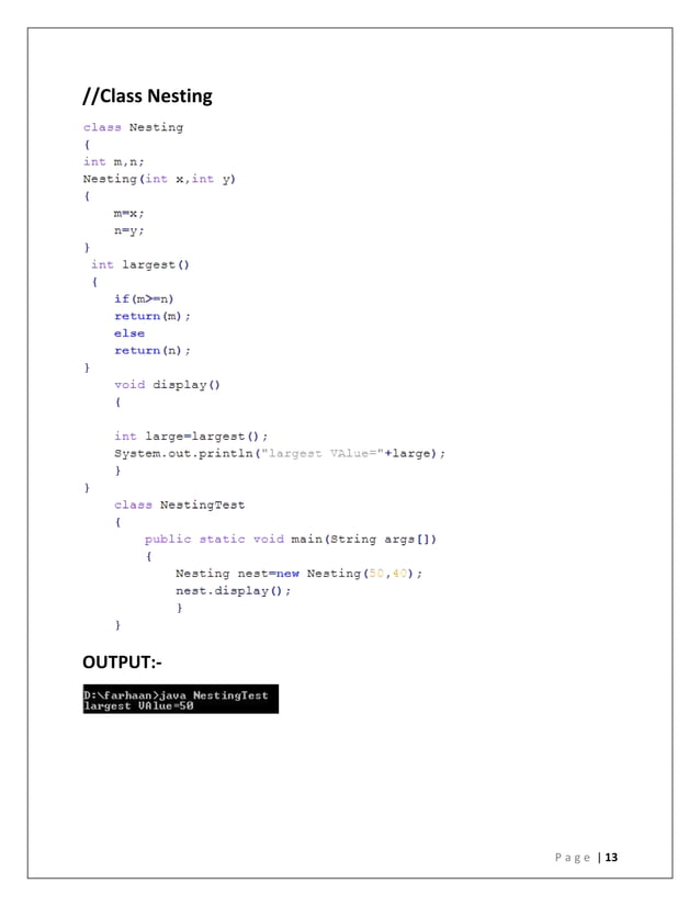 Farhaan Ahmed, BCA 2nd Year | PDF
