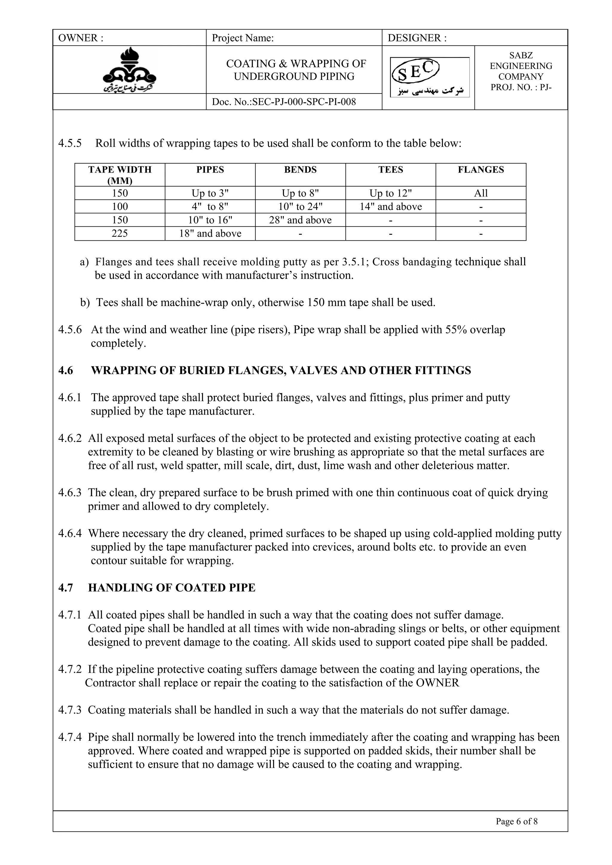 Wrapping coating | PDF