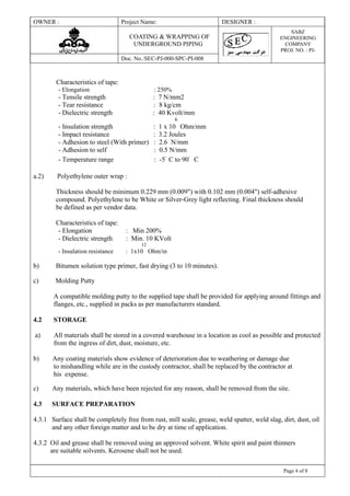 Wrapping coating | PDF