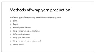 Wrap spinning | PPTX