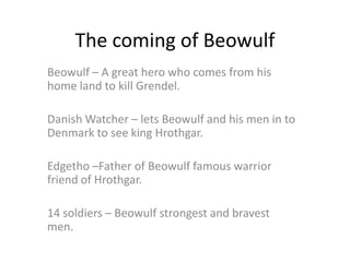 Wrath of grendel | PPT