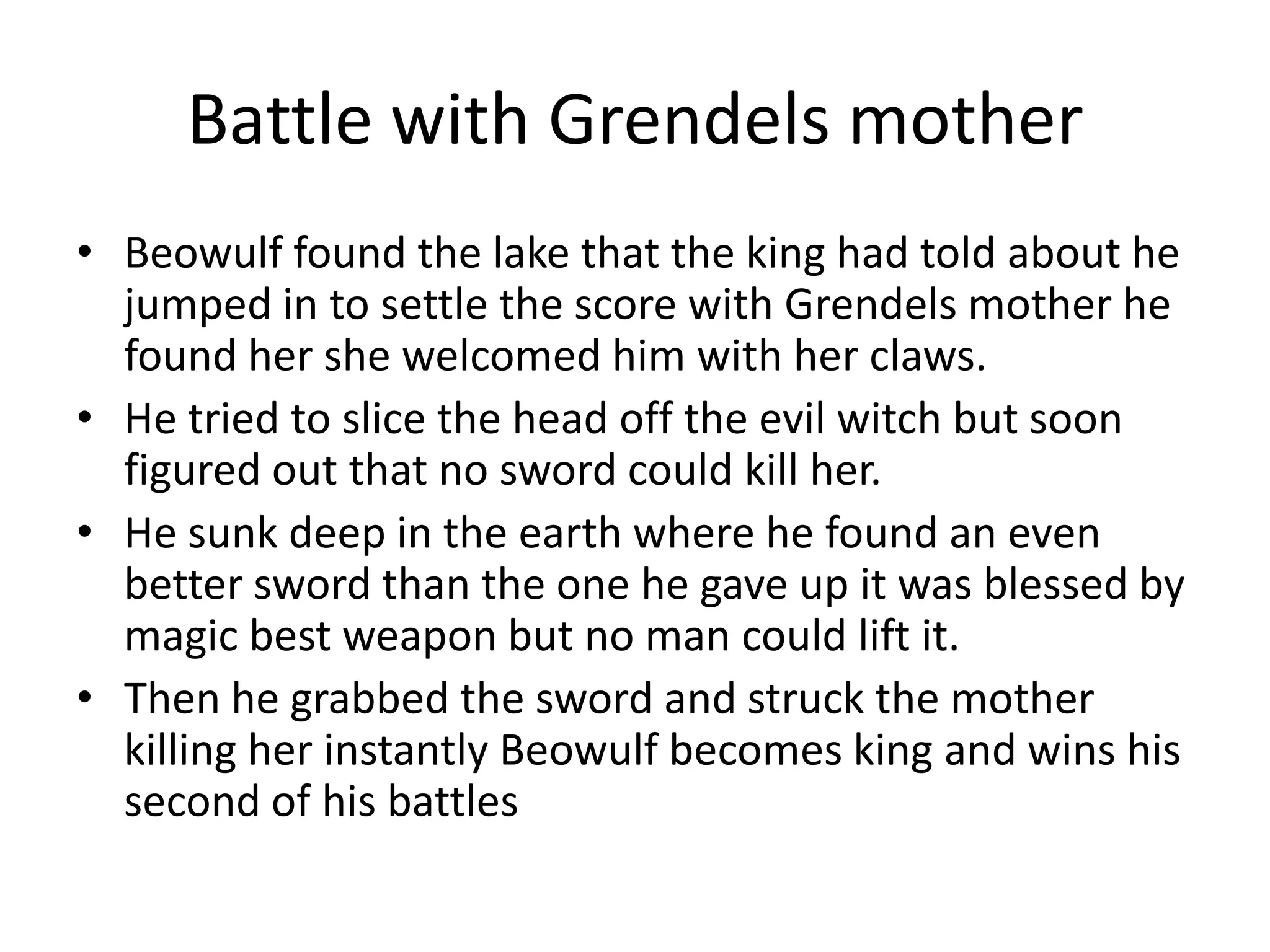 Wrath of grendel | PPTX