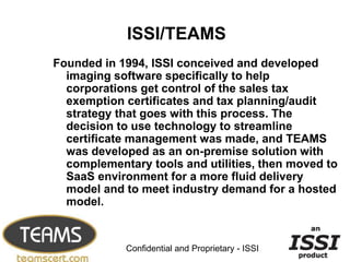 Sales Tax Exemption Certificates | PPTX