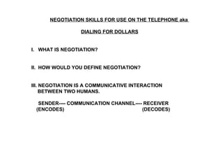 Dialing for Dollars | PPT