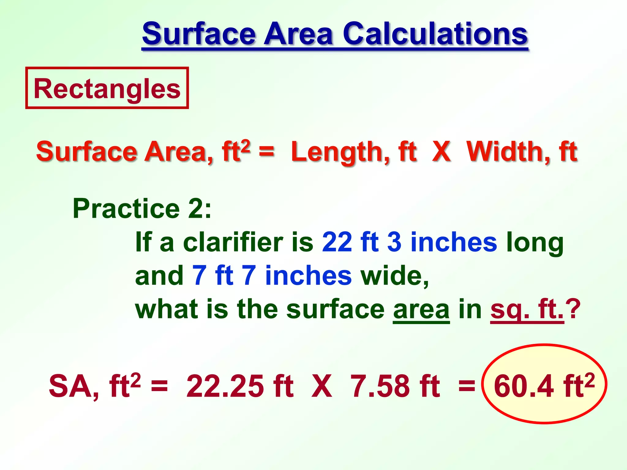 clarifier-calculations | PPT
