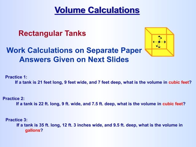 clarifier-calculations | PPT | Physics | Science